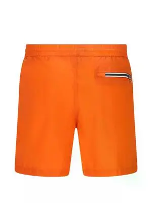 Moncler Logo Swim Shorts - Orange