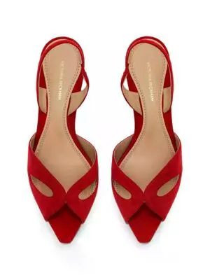 Victoria Beckham Harlow Mask Cutout Sandals