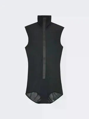 MUGLER High-neck Sleeveless Bodysuit