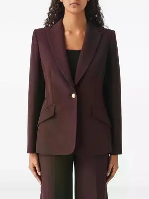 NENETTE Bianca Single-breasted Blazer - Red