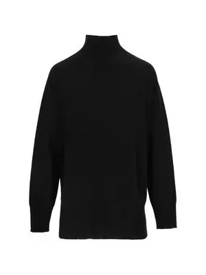 KANGRA Raglan-sleeve Turtleneck Sweater - Black