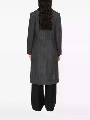 Gant Striped Wool Coat