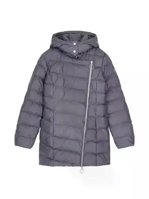 EA7 Quilted Hooded Jacket - Grey