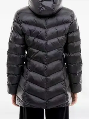 EA7 Quilted Hooded Jacket