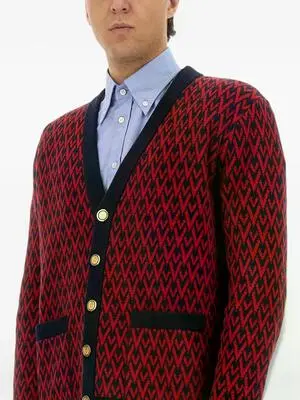 Valentino Garavani Toute La V-pattern Cardigan