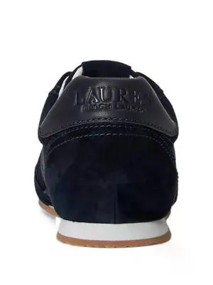 Ralph Lauren Dani Suede Logo-embroidered Sneakers