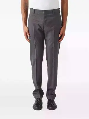 PT TORINO Epsilon Pressed-crease Tailored Trousers - Grey