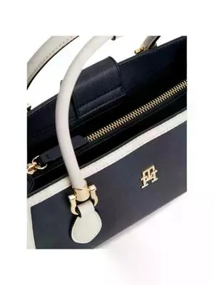 Tommy Hilfiger Th Monogram Colour-block Shoulder Bag