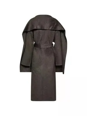THE DYNAMIS STUDIO Belted Cape-detail Coat