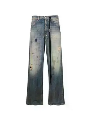 ANN DEMEULEMEESTER Evan Straight-leg Jeans - Blue