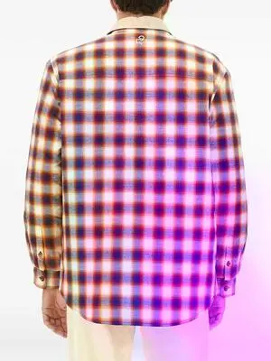 MARANT Steeve Check-pattern Shirt Jacket