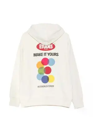 Études Studio Relax Logo-print Hoodie - Neutrals