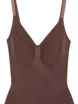 SKIMS Ruched-detail Sleeveless Bodysuit