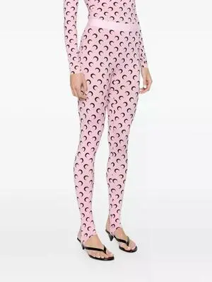 MARINE SERRE Moon-printed Jersey Leggings