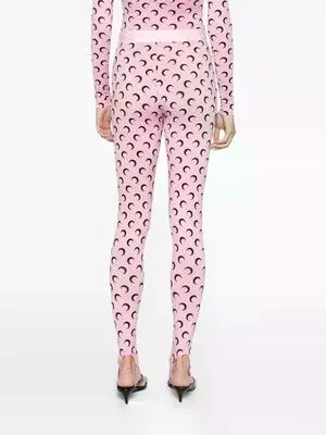 MARINE SERRE Moon-printed Jersey Leggings