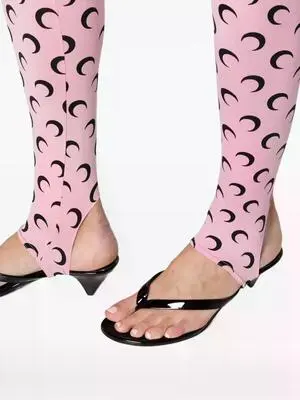 MARINE SERRE Moon-printed Jersey Leggings
