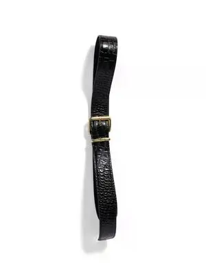 Miu Miu Crocodile Embossed Calfskin Belt