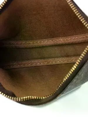 LOUIS VUITTON Pochette Accessoires Monogram Canvas Mini Clutch Bag