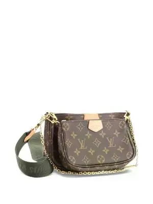 LOUIS VUITTON Multi Pochette Accessoires Monogram Canvas Crossbody Bag