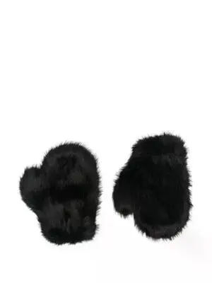 Patrizia Pepe Faux-fur Mittens