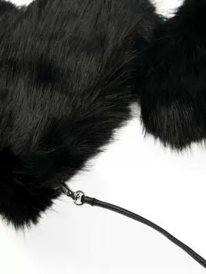 Patrizia Pepe Faux-fur Mittens