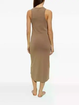Moschino Active Teddy Bear Sleeveless Midi Dress
