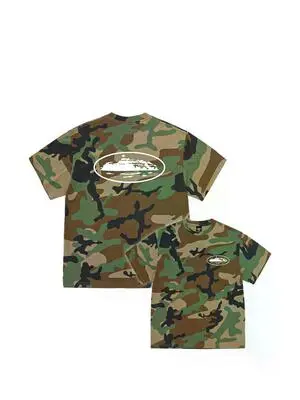 CORTEIZ Alcatraz Camouflage-print T-shirt - Neutrals