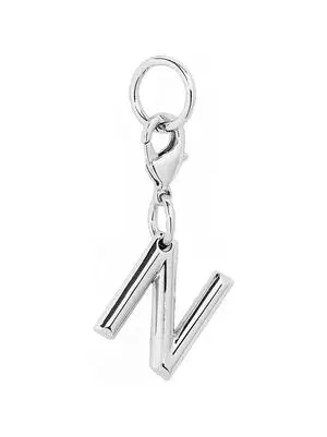 LANCEL Letter-pendant Bag Charm - Silver