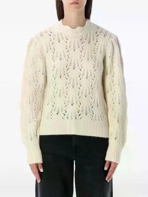 Isabel Marant Étoile Celestine Open-knit Sweater - Neutrals