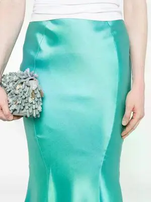 GEMY MAALOUF Asymmetric-hem Maxi Skirt