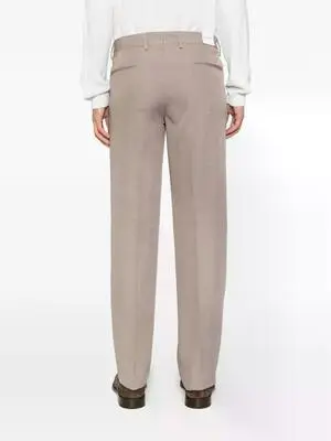 OFFICINA SARTORIALE Pleated Straight-leg Trousers - Neutrals