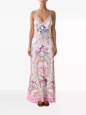 Camilla Palatial Pastels Floral-print Maxi Dress