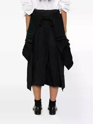 Comme Des Garçons Apron-style Ruffled Blouse