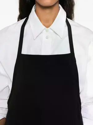Comme Des Garçons Apron-style Ruffled Blouse