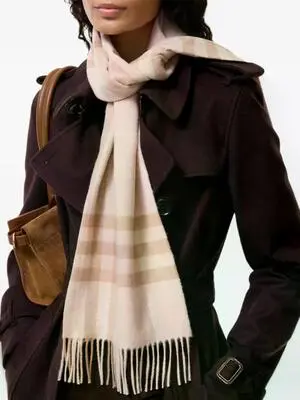 Burberry Check Cashmere Scarf