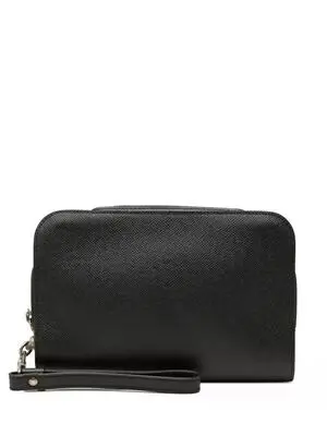 LOUIS VUITTON 2008 Taiga Pochette Baikal Clutch Bag - Black