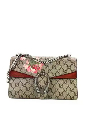 Gucci Dionysus Bag Blooms Print Gg Coated Canvas Small Shoulder Bag