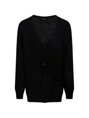GRAN SASSO V-neck Knit Cardigan - Black