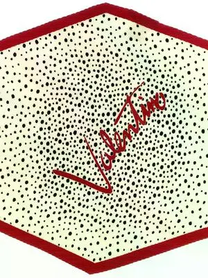 Valentino Garavani Polka-dot Plissé Scarf