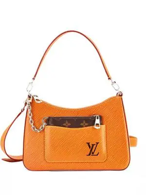 LOUIS VUITTON Marelle Handbag Epi Leather Hobo Bag - Brown