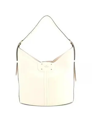 Valentino Garavani Vlogo Belted Leather Hobo Bag