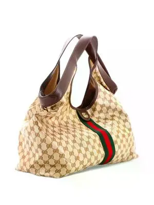 Gucci Giglio Gg Crystal Coated Canvas Large Tote Bag