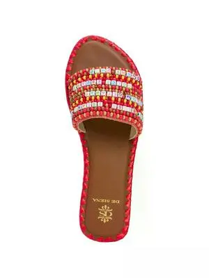 DE SIENA Bead-embellished Sliders