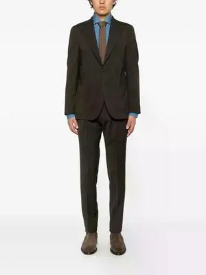 BARBA NAPOLI Spread-collar Button-up Shirt