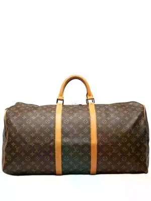 LOUIS VUITTON 1995 Monogram Keepall 60 Travel Bag