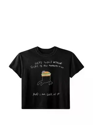 GV GALLERY Graphic-print T-shirt - Black