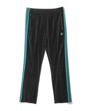Needles Logo-embroidered Velour Track Pants - Black