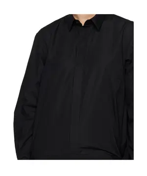 Sacai Pleated Mini Shirt Dress