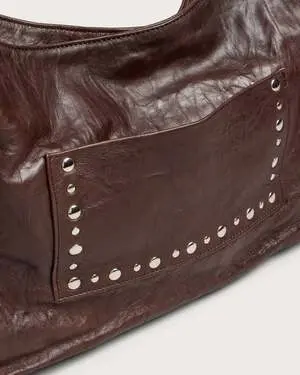 Gimaguas Maxi Franca Stud-embellished Shoulder Bag