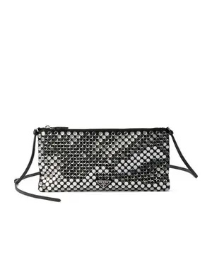 Prada Small Satin And Shoulder Bag - Crystal